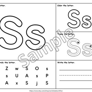 Alphabet Worksheets Printable | Build With Playdough, Trace, Color and ...