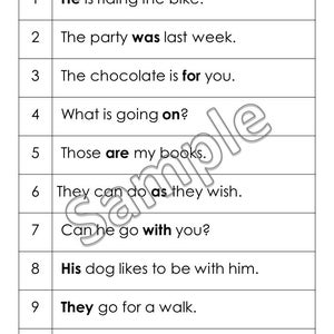 Fry First 100 Sight Words Worksheets Bundle | Read Trace Write ...