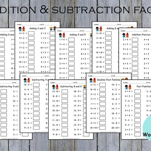 Kindergarten Math. Subtraction Bundle - Etsy