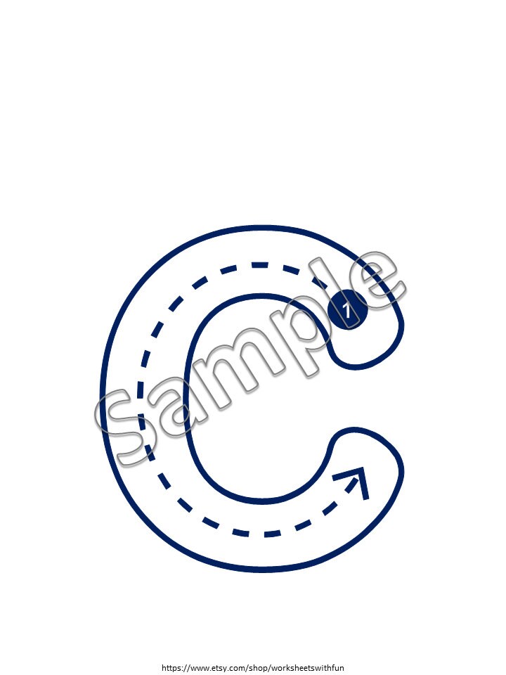 Alphabet and Number Tracing Worksheets for Kids | Preschool ...