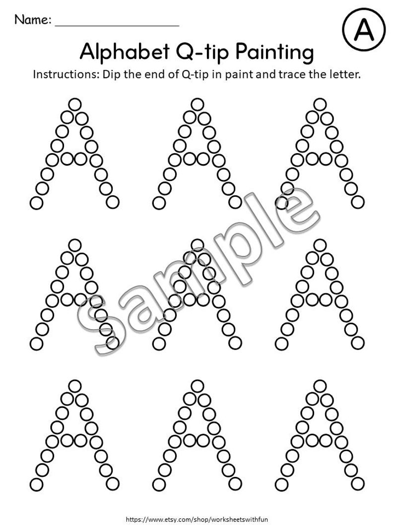 Letter of the Week Printable Worksheets, Alphabet Tracing, Alphabet ...