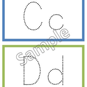 Alphabet Tracing, A to Z Cards Printable, Tracing ABC Letters for Kids ...