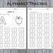52 Alphabet Tracing Worksheets, Uppercase Letters Workbook, Handwriting ...