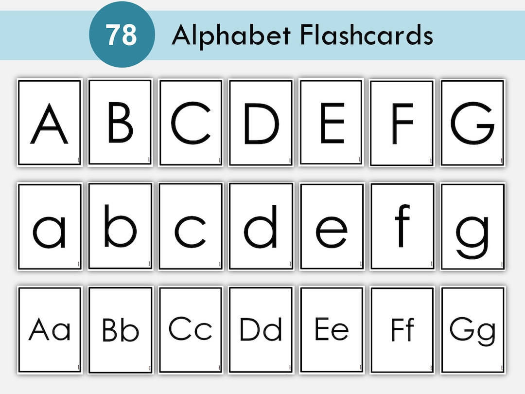 Printable Alphabet Letter Cards