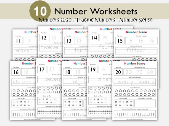 Number 11 Worksheets For Preschool