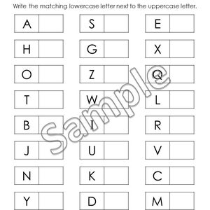 Alphabet Review and Assessment Worksheets | 40 Printable ABC Activities ...