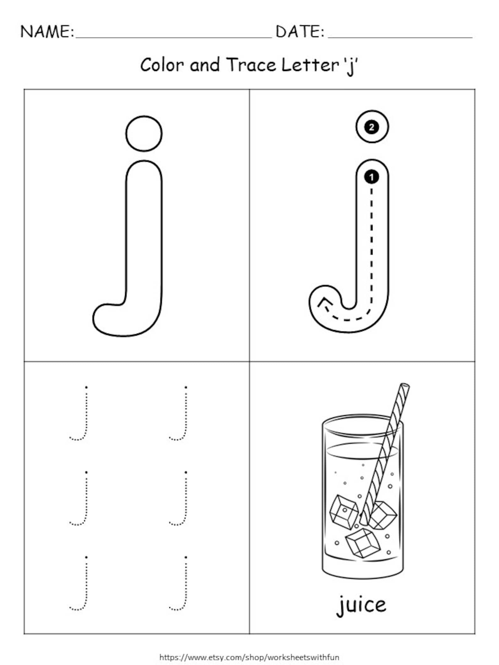 Lowercase Alphabet Worksheets: A-Z Trace, Build, Write (PDF Printable ...