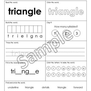 100 Printable Sight Words Worksheets, Fry Tenth Hundred Sight Word Work ...