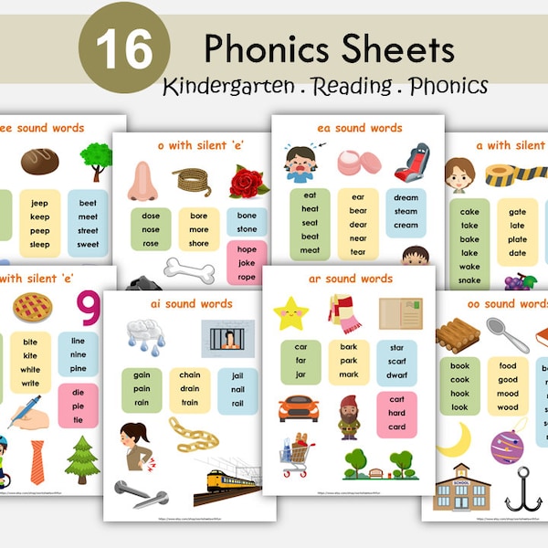 Phonics Poster - Etsy