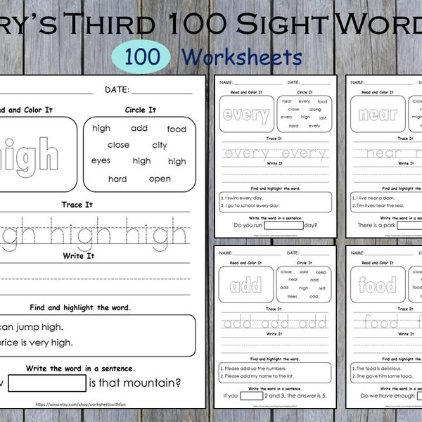 Sight Words - Etsy