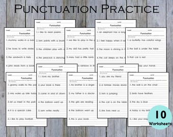 Montessori Sentence Analysis Charts and Cutouts Printables - Etsy