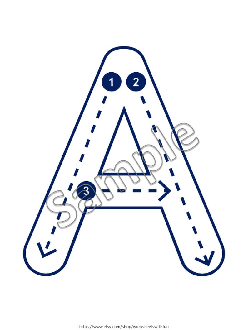 Alphabet and Number Tracing Worksheets for Kids | Preschool ...