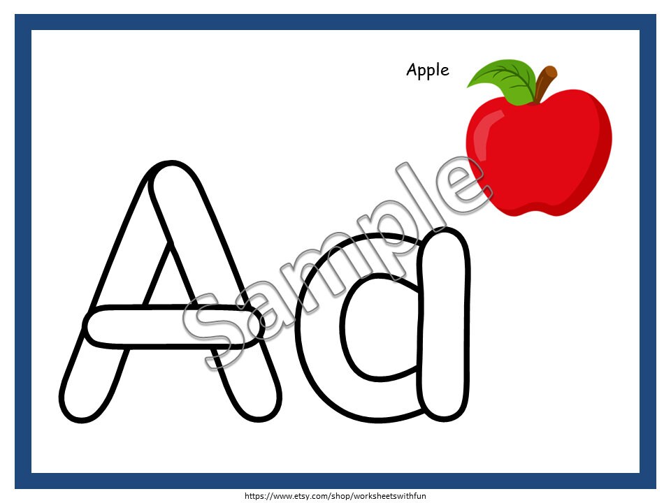 Alphabet Play Dough Mats Printable A-Z, Preschool Letter Tracing ...