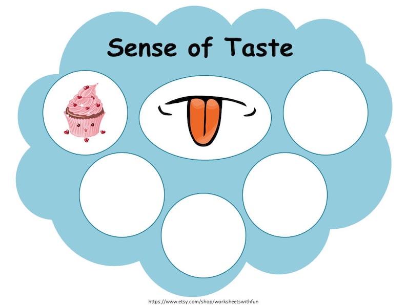 Five Senses Sorting Activity Printable Worksheets Preschool - Etsy