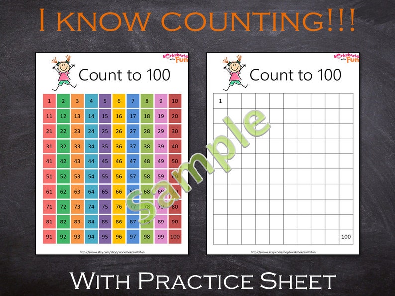 Kindergarten Number Chart Printable Number 1 100 Poster Etsy Israel kindergarten-number-chart-printable-number-1-100-poster-etsy-israel