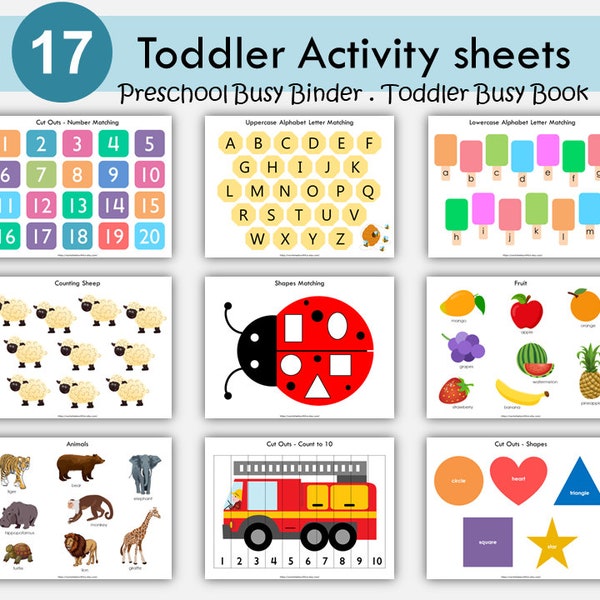 2 Years Old Activity Book - Etsy