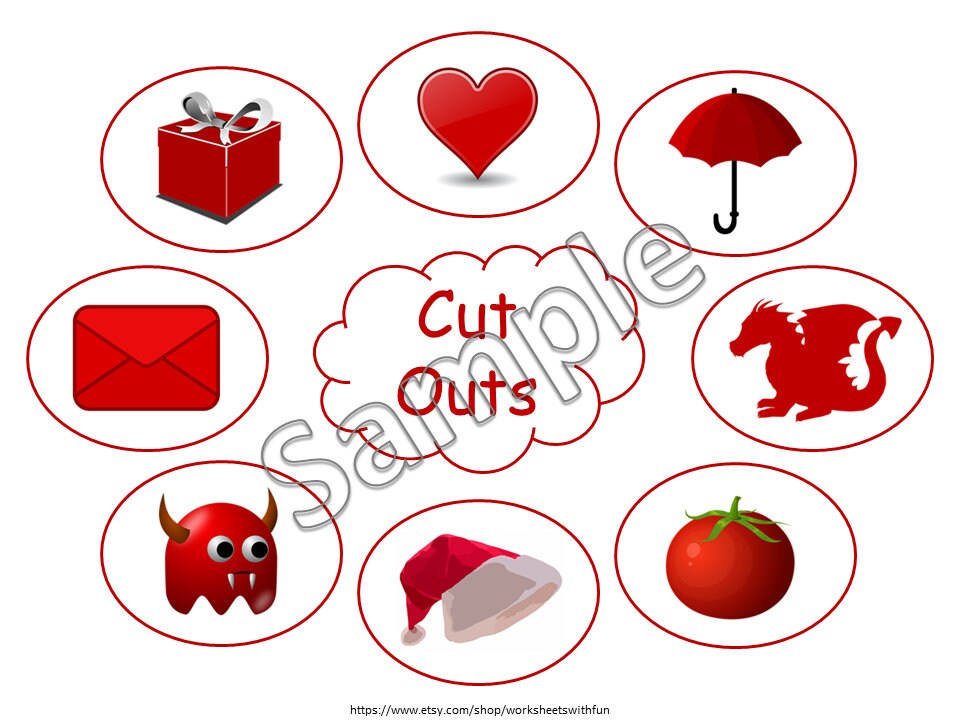 Color Matching Color Sorting Game Printable Preschool - Etsy