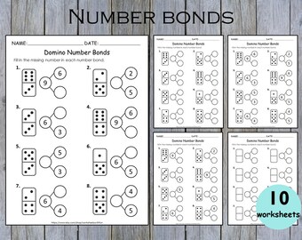 Kindergarten Math Worksheets : Numbers 1-10 Counting - Etsy