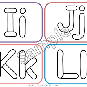 Alphabet Playdough Mats Printable | Uppercase and Lowercase Letter ...