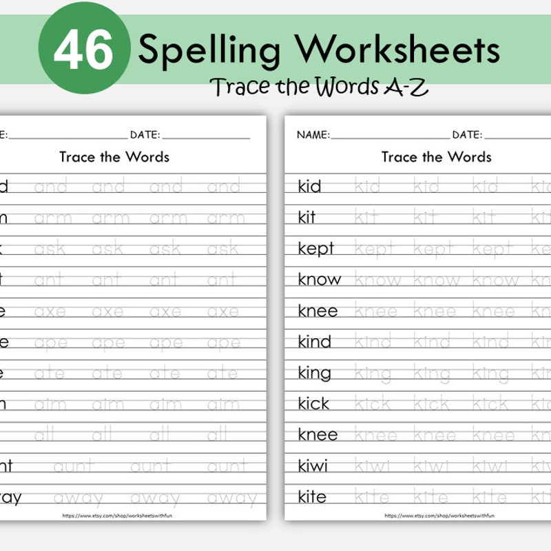 Summer Alphabet Words - Etsy