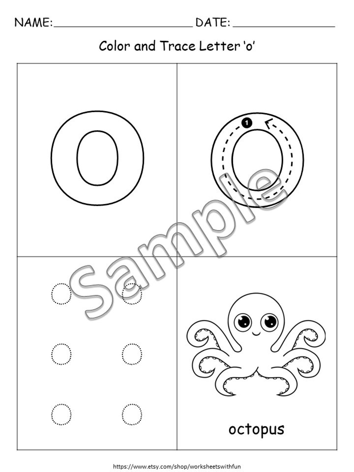 Lowercase Alphabet Worksheets: A-Z Trace, Build, Write (PDF Printable ...