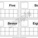 Ten Frame Cards, Numbers 1-10, Preschool Printables, Number Sense ...