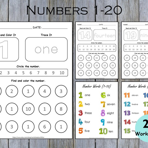 Montessori Learning Number Tracing - Etsy