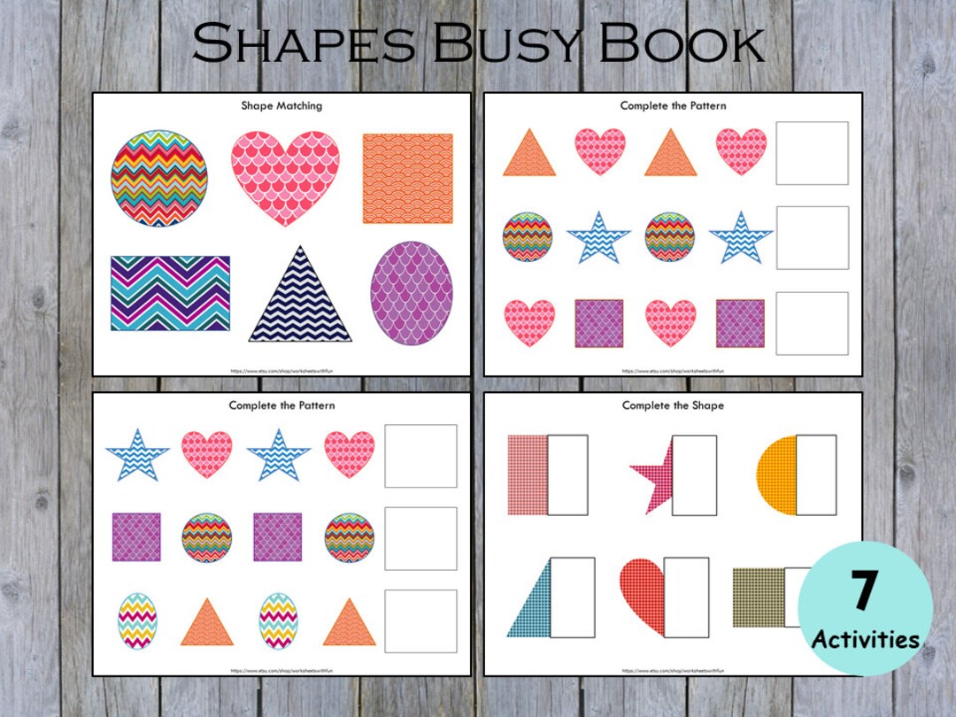 Shape Matching Activity, Shapes Printable, Learning Shapes, Toddler ...