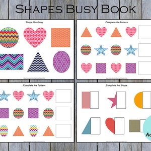 Shape Matching Activity, Shapes Printable, Learning Shapes, Toddler ...