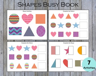 Shapes Matching Activity, Shapes Printable, 2D Shapes, Learning Shapes ...