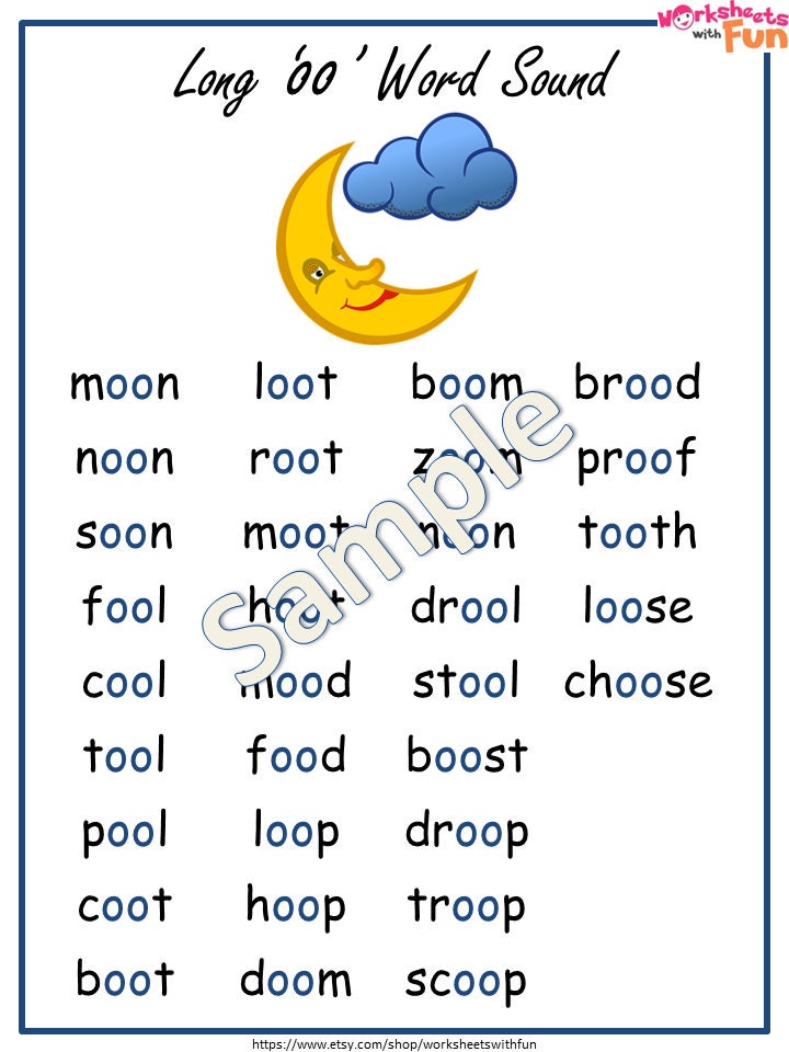 Phonics Words List Phonics Reading Cards Phonics Printable | Etsy