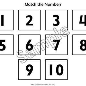 Preschool Binder, Busy Book Printable, Matching Game for Kids, Toddler ...