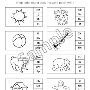 Alphabet Review and Assessment Worksheets | 40 Printable ABC Activities ...