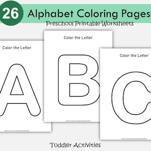 Preschool Letters of the Week, Alphabet Uppercase Coloring Worksheets ...