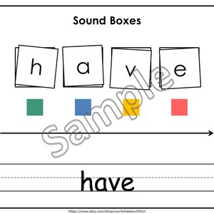 4 Sound Boxes, Multi Sensory Orthographic Mapping for CVC, Magic E, 4 ...