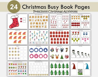 Nativity Busy Book Printable Preschool Worksheets Homeschool Resources ...
