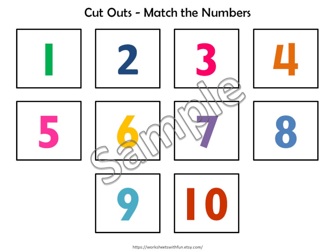 Preschool Binder Busy Book Printable Matching Game for Kids - Etsy