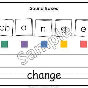 4 Sound Boxes, Multi Sensory Orthographic Mapping for CVC, Magic E, 4 ...