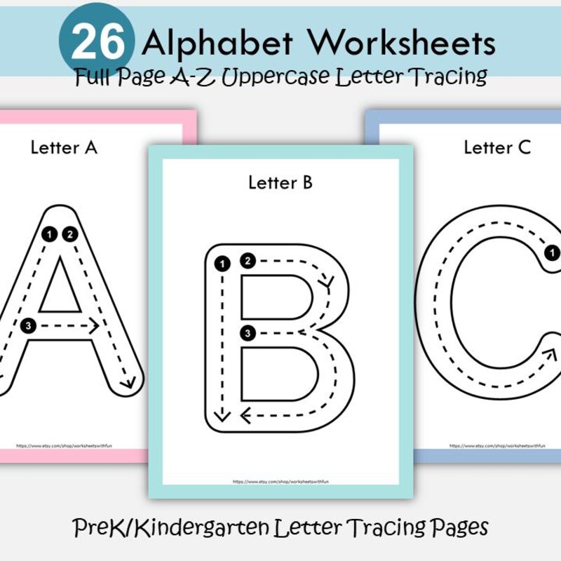 2345 Abcd Response Cards - Etsy Canada