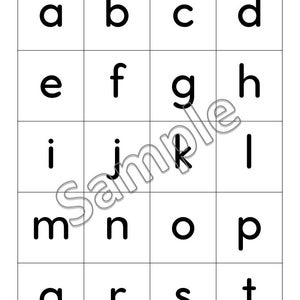 Alphabet Cards Printable for Preschool, Uppercase and Lowercase ...