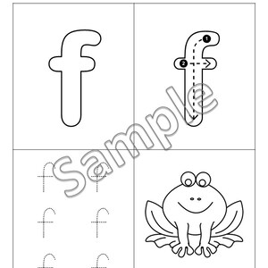 Lowercase Alphabet Worksheets A-Z, Letter Tracing Printable, Preschool ...