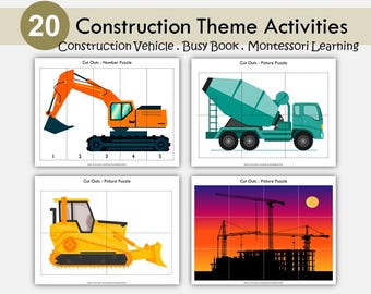 Toddler Printable Busy Book, Fun Learning Binder, Preschool Activities ...