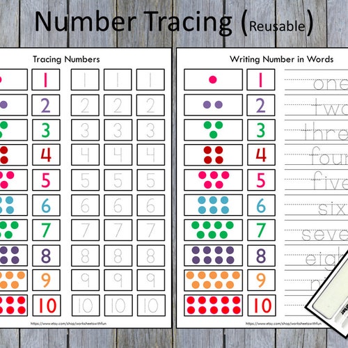 Math Worksheets - Etsy