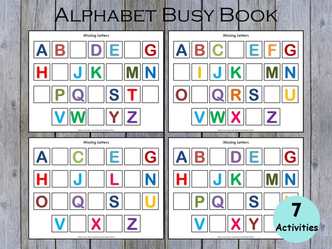 Printable Alphabet Uppercase Letters Mats, Alphabet Sequencing, Capital ...