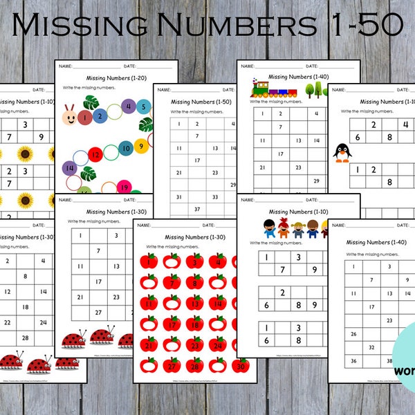 Preschool Worksheets - Etsy