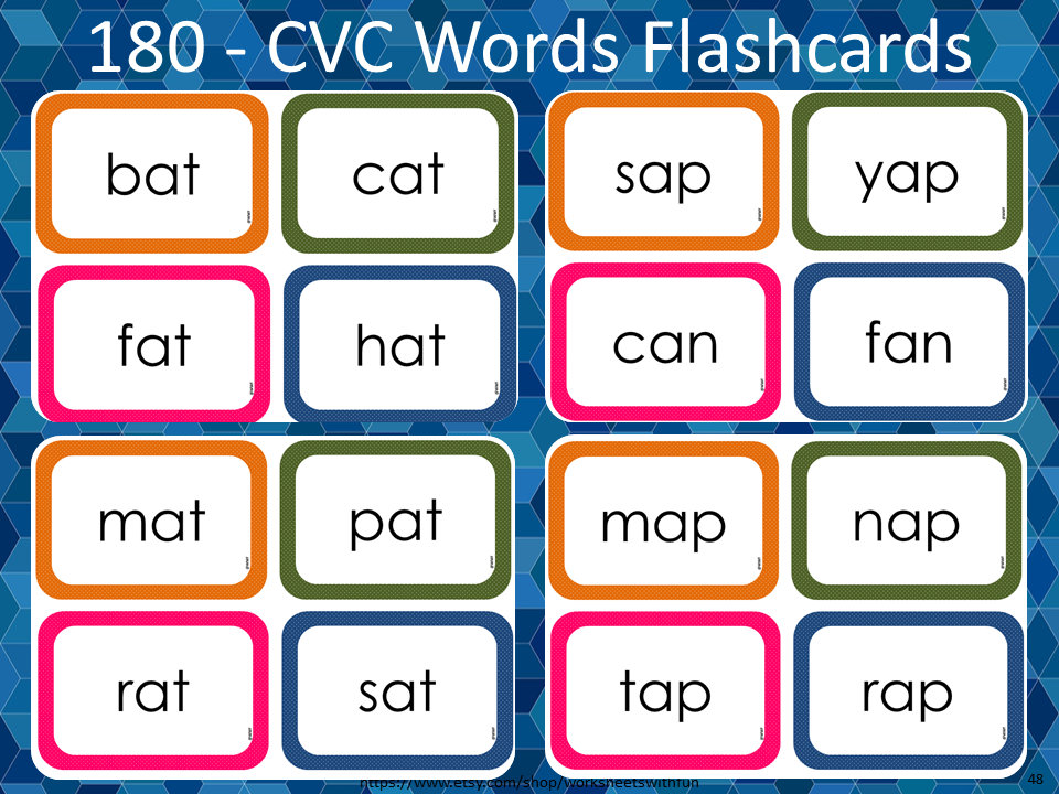 Toys CVC Word Cards with Clothespins Busy Bag PDF 36 CVC Picture Words ...
