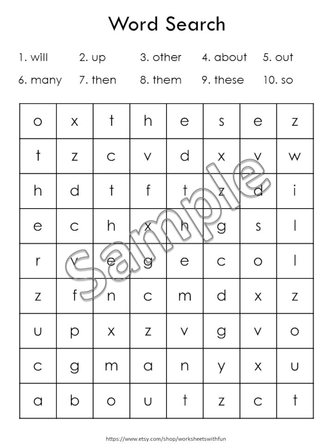 Fry First 100 Sight Words Worksheets Bundle | Read Trace Write ...