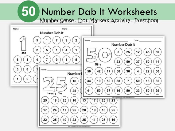 Number Chart 1-50 Numbers 1 to 50 Printable Numbers and Counting Math ...
