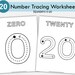 Number Tracing Cards, Number Tracing Workbook, Preschool Worksheets ...