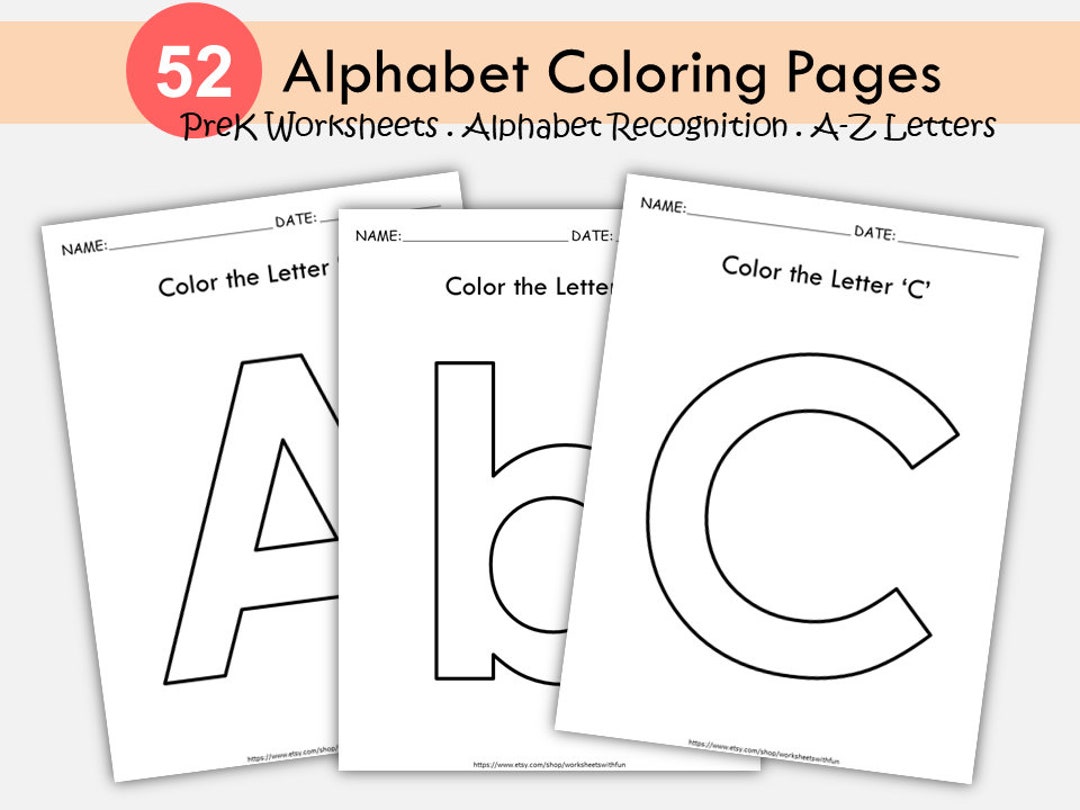 Alphabet Full Page Coloring Pages, Coloring Sheets, ABC Coloring Book ...